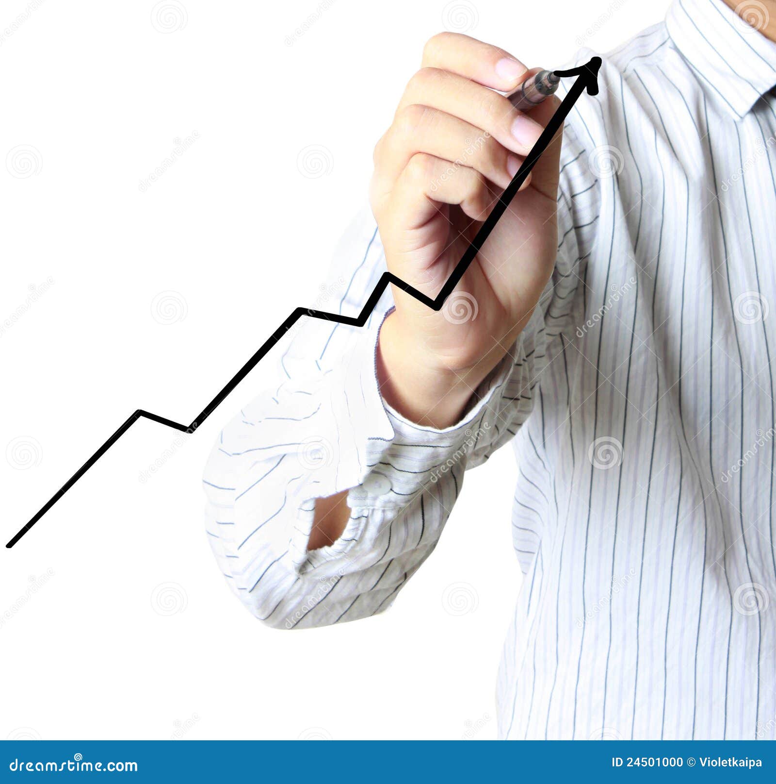 Drawing a graph stock photo. Image of blank, hand, control - 24501000