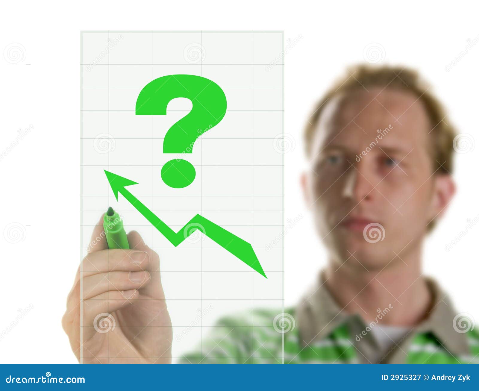 Drawing a graph stock image. Image of question, finance - 2925327