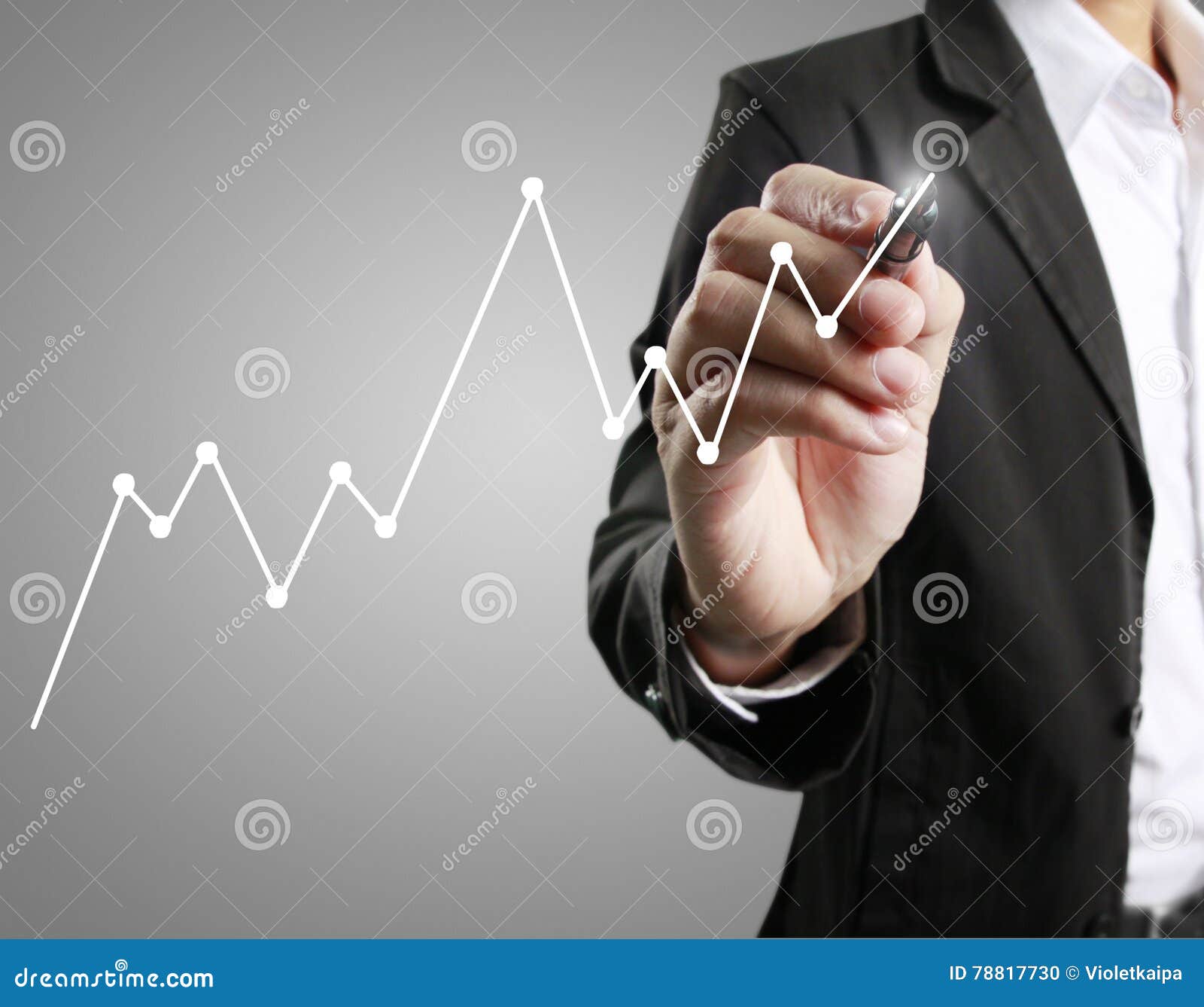 Drawing Graphics Growing Graph Stock Illustration - Illustration of ...