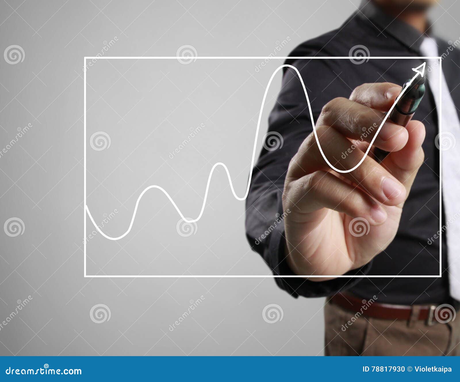 Drawing Graphics Growing Graph Stock Illustration - Illustration of ...