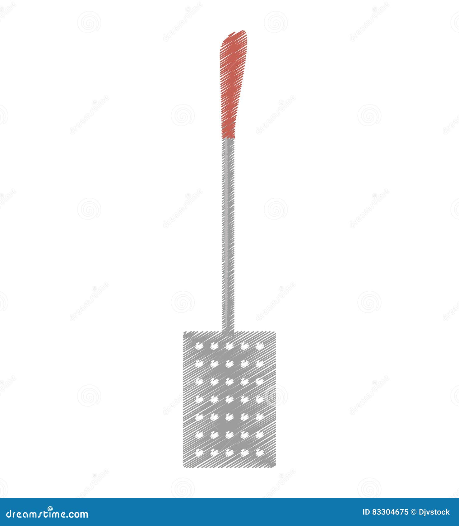 Drawing Grill Spatula Kitchen and Cooking Utensils Stock Illustration ...