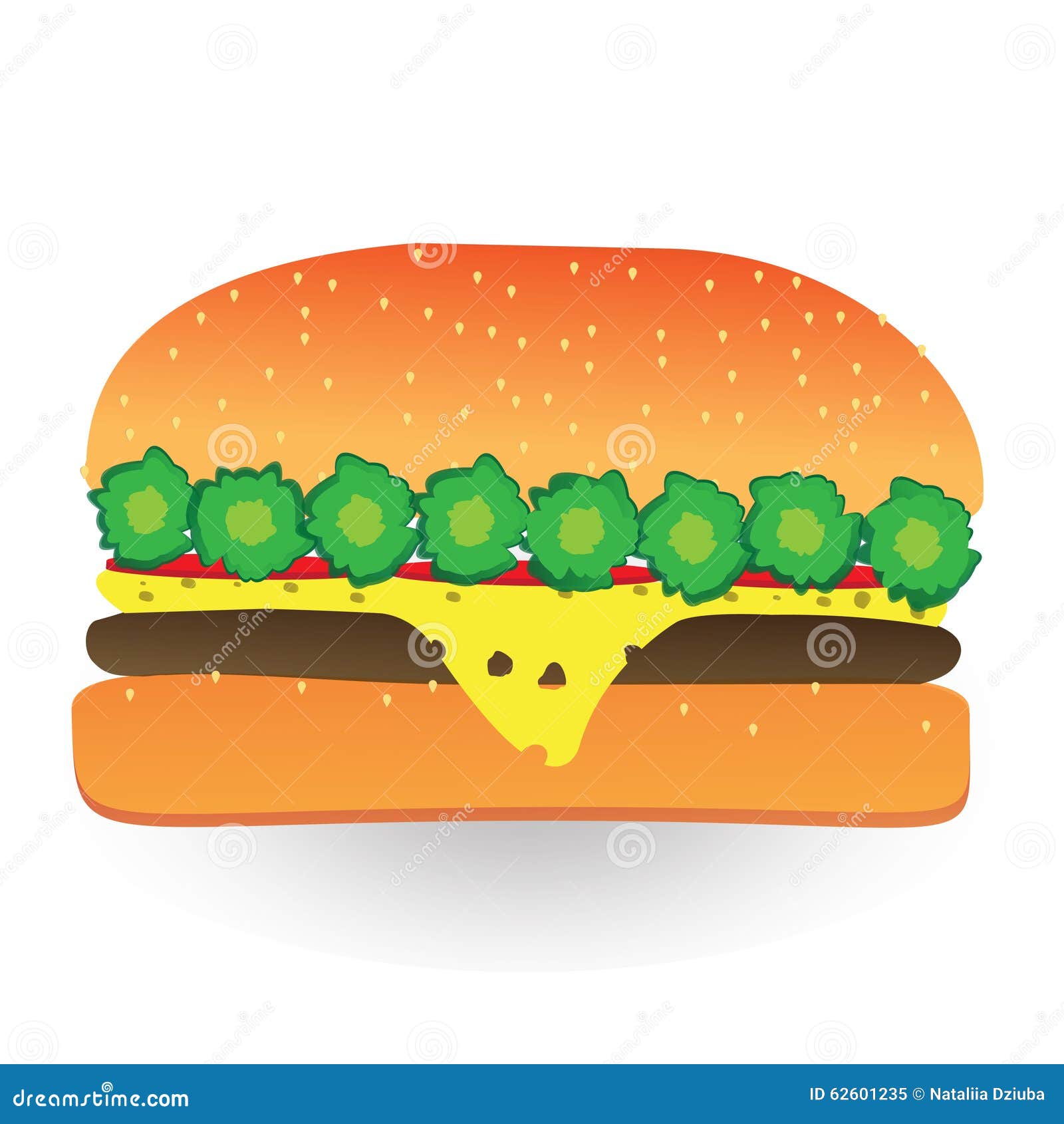 Drawing Hamburger Patties Stock Image | CartoonDealer.com #62601235