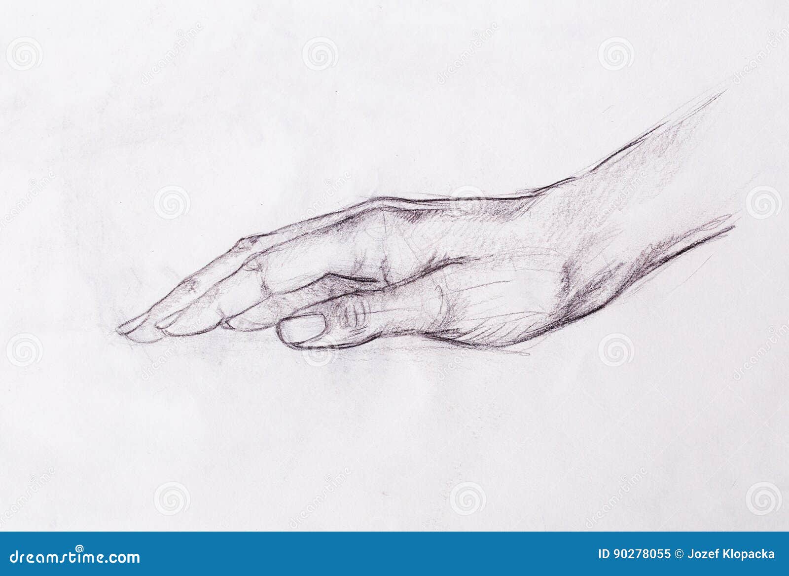Hand Pencil Sketch Drawings - Landscapes Stock Photo | CartoonDealer ...