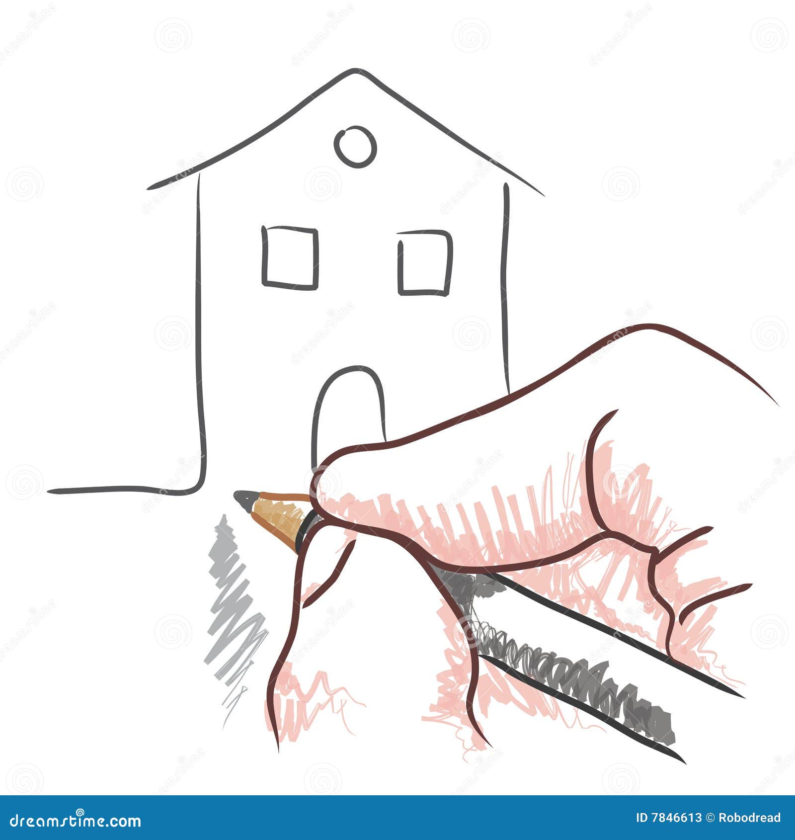 Cad Hand Draw Stock Illustrations – 157 Cad Hand Draw Stock ...