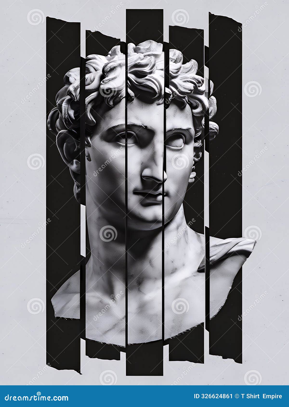 A Drawing of a Head with Roman Numerals on it Stock Image - Image of ...