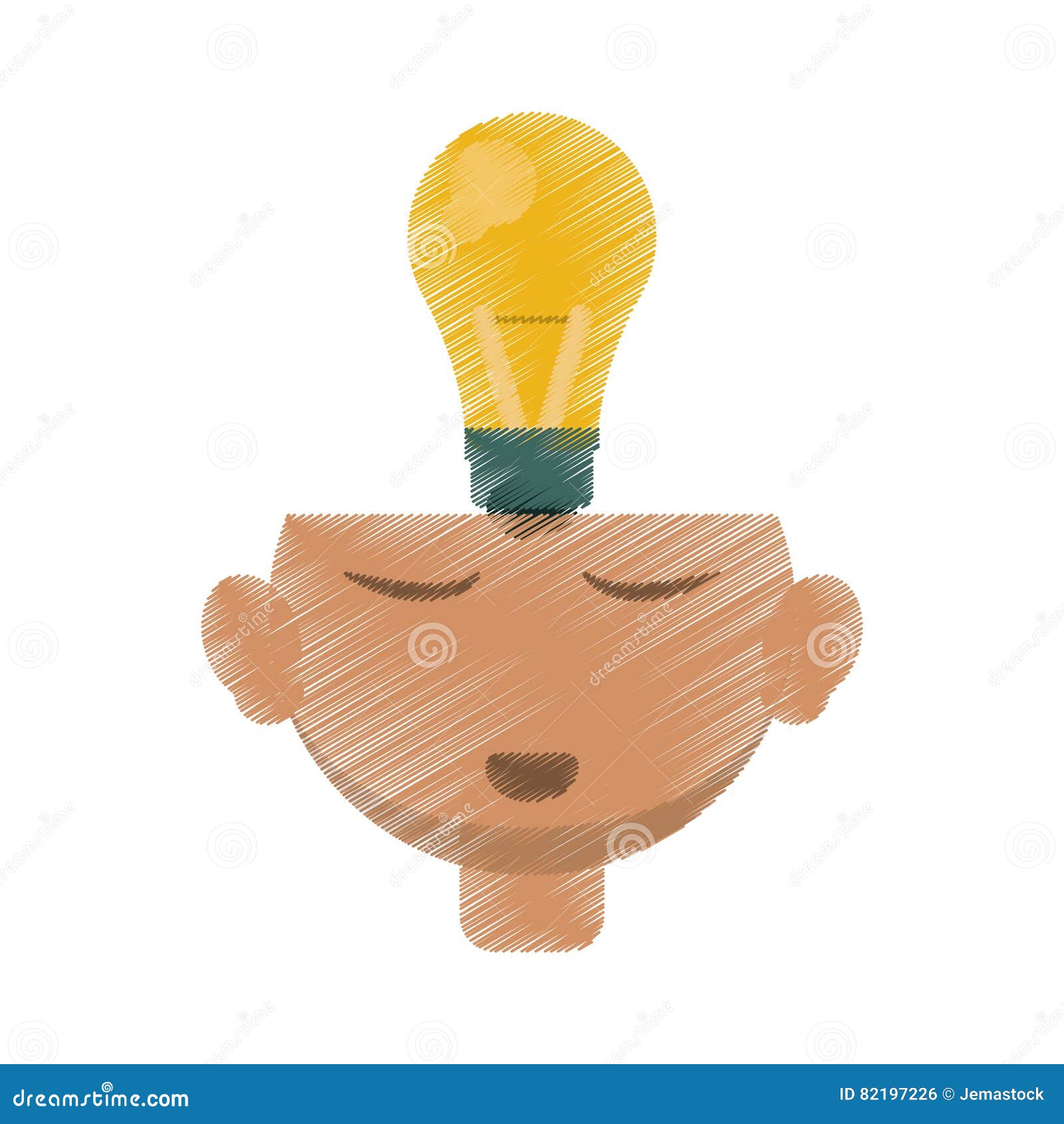 Thinking Bulb Lamp Gear Roll Paint Pencil Out Of Box Icon Icons Set ...