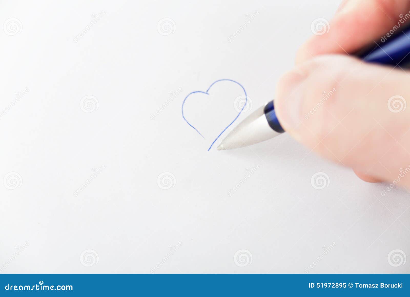 Drawing heart stock image. Image of office, paper, school - 51972895