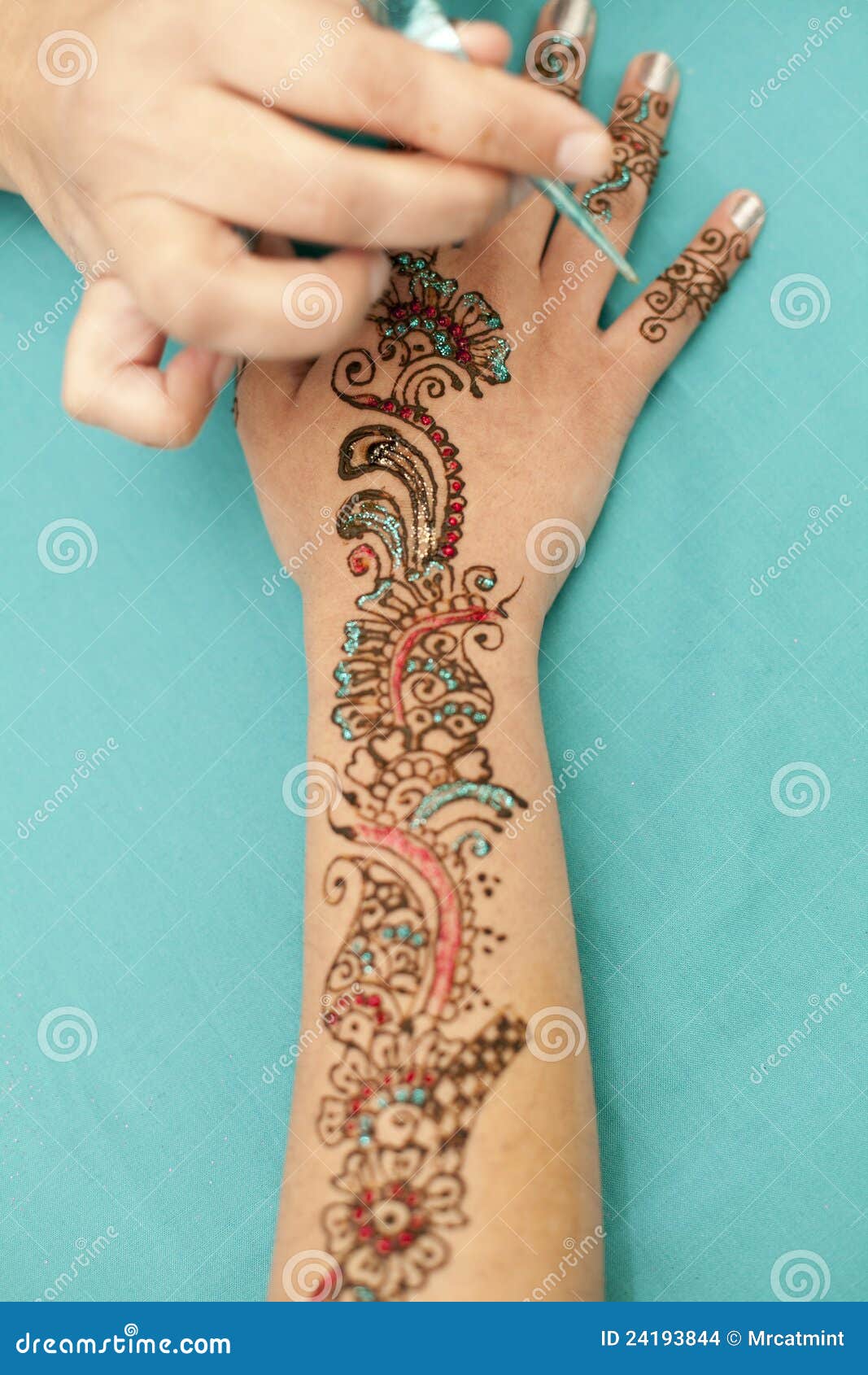 Drawing Henna stock photo. Image of traditional, artistic - 24193844
