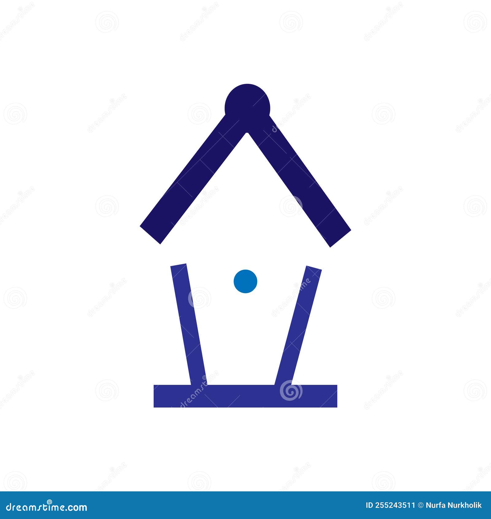 Drawing of House Icon Color Design Vector Illustration Stock Vector ...