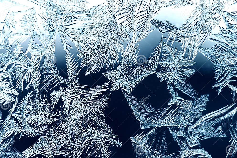 Drawing in ice stock image. Image of macroscopic, crystal - 1857581