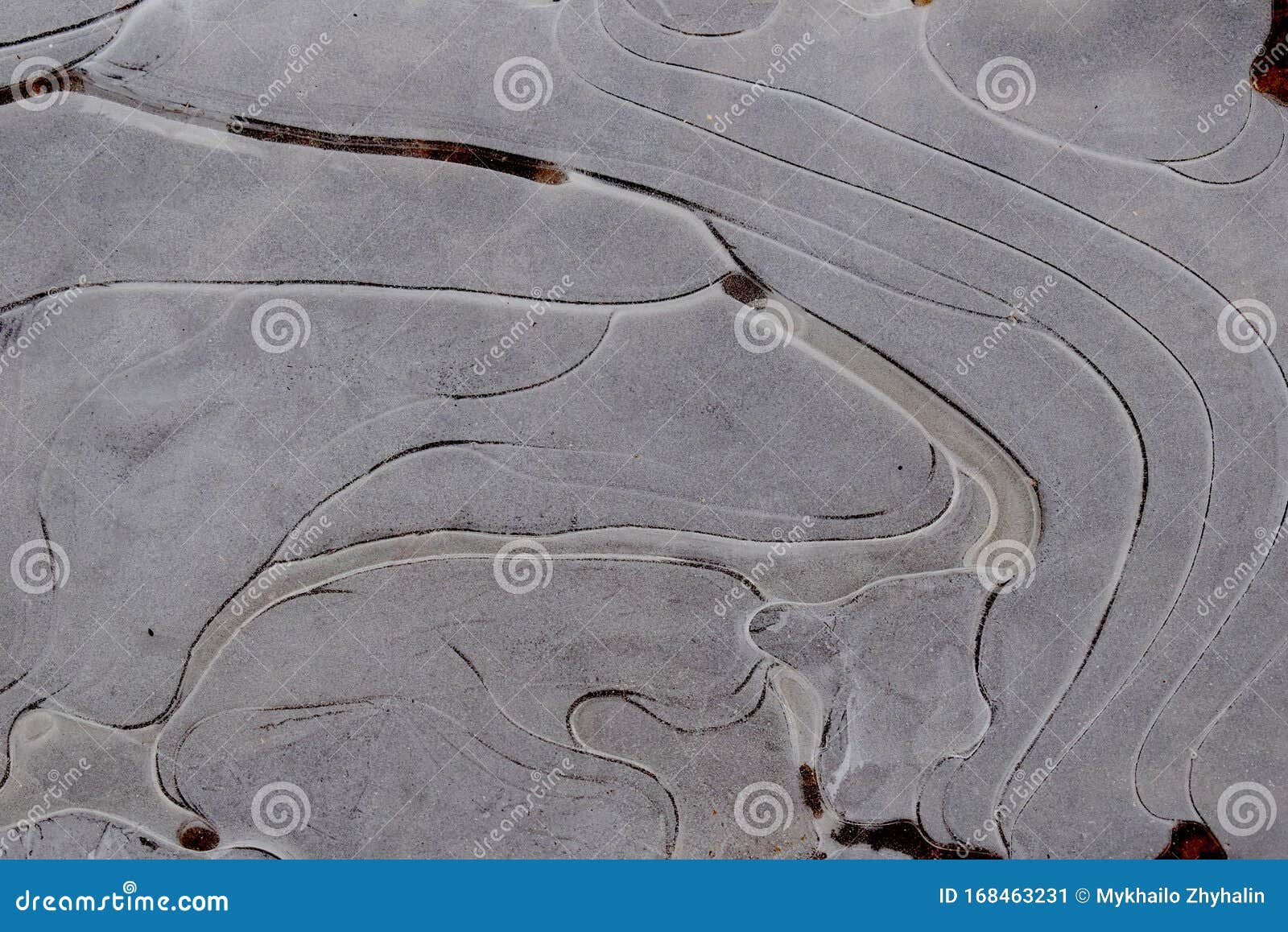 Drawing on the Ice of the Lake Stock Image - Image of late, extreme ...