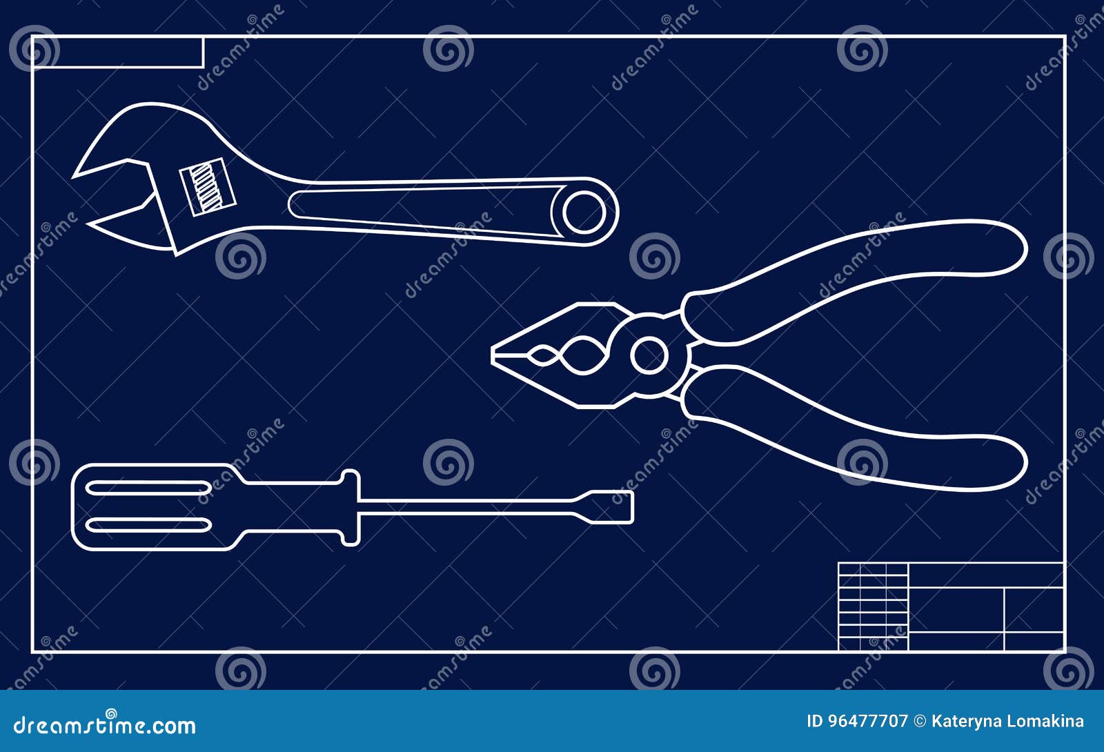 Drawing instruments set stock illustration. Illustration of engineer ...