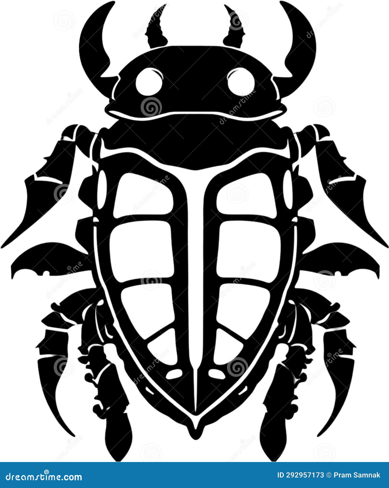 Drawing of an Isopod in a Minimalist Style. AI-generated Stock Image ...