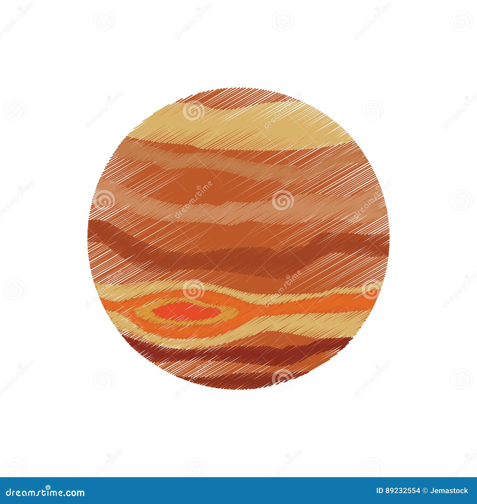 Easy Draw Jupiter The Planet