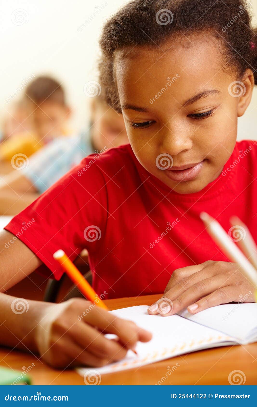 At drawing lesson stock photo. Image of lifestyle, junior - 25444122