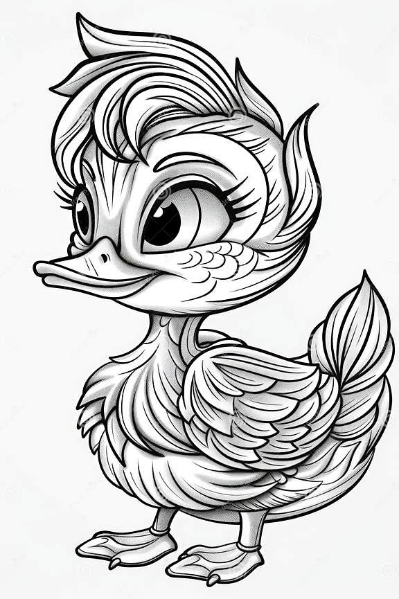 A Drawing of a Little Bird with Big Eyes Stock Photo - Image of ... A Drawing of a Little Bird with Big Eyes Stock Photo - Image of ...