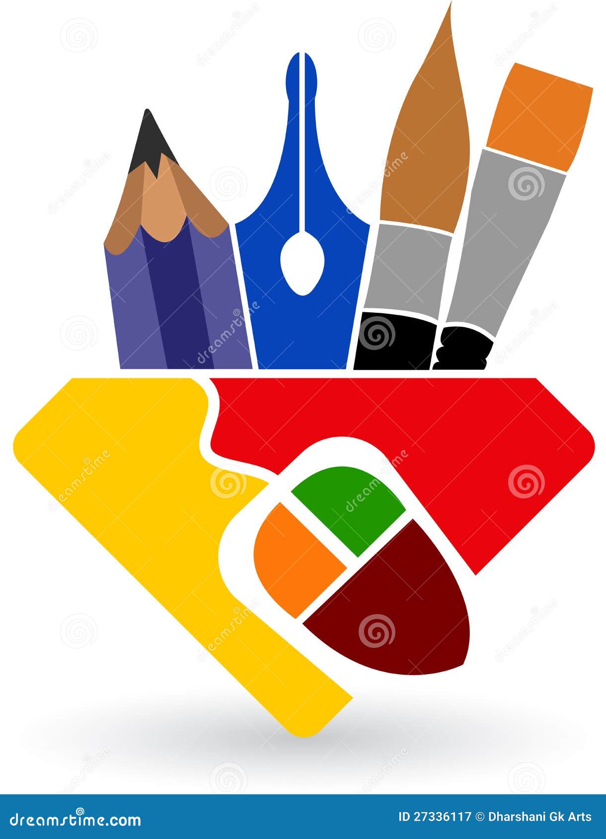 Drawing logo stock vector. Illustration of buttons, logo - 27336117