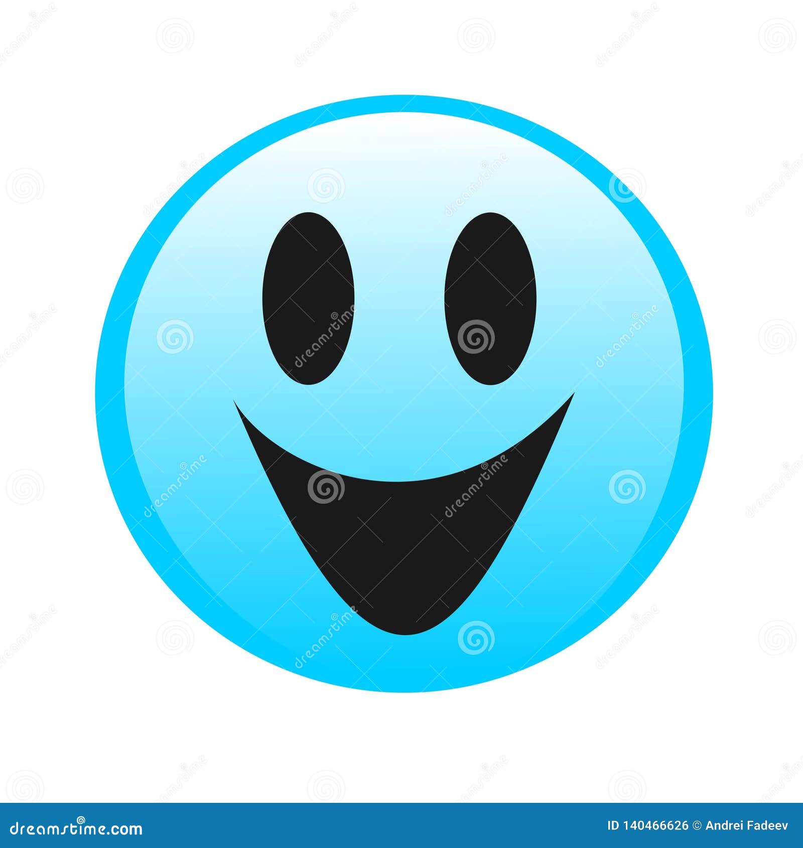Drawing logo smile. stock vector. Illustration of emoticon - 140466626