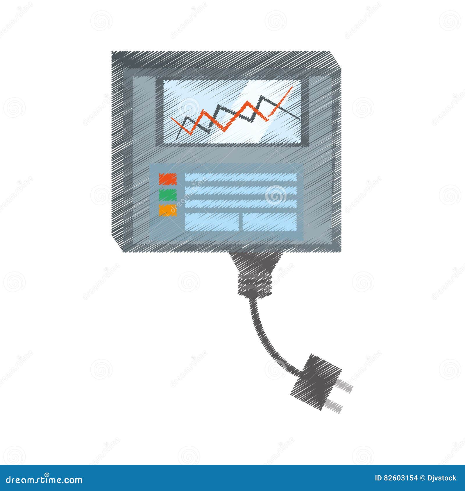 Drawing Maintenance Diagnostic Electrical Repair Hardware Stock ...