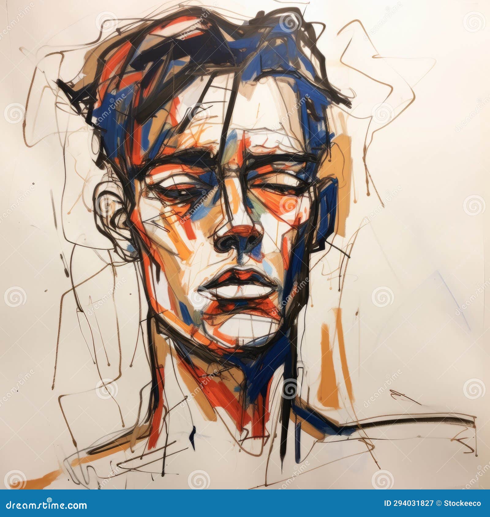 Expressive Wire Drawing: Emotionally Charged Portraits With Dramatic ...