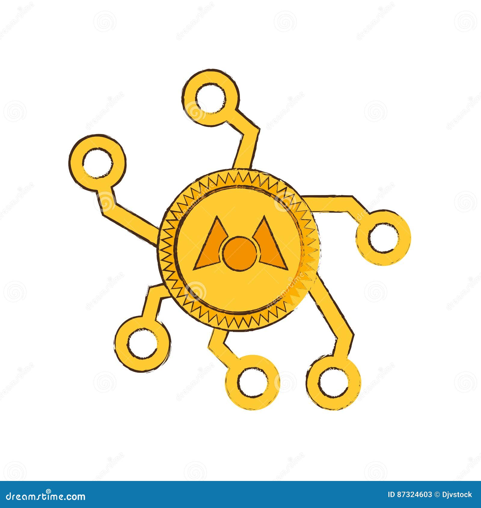 Drawing Mastercoin Web Icon Stock Illustration - Illustration of ...
