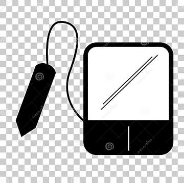 Drawing Pad, at Transparent Effect Background Stock Vector ...