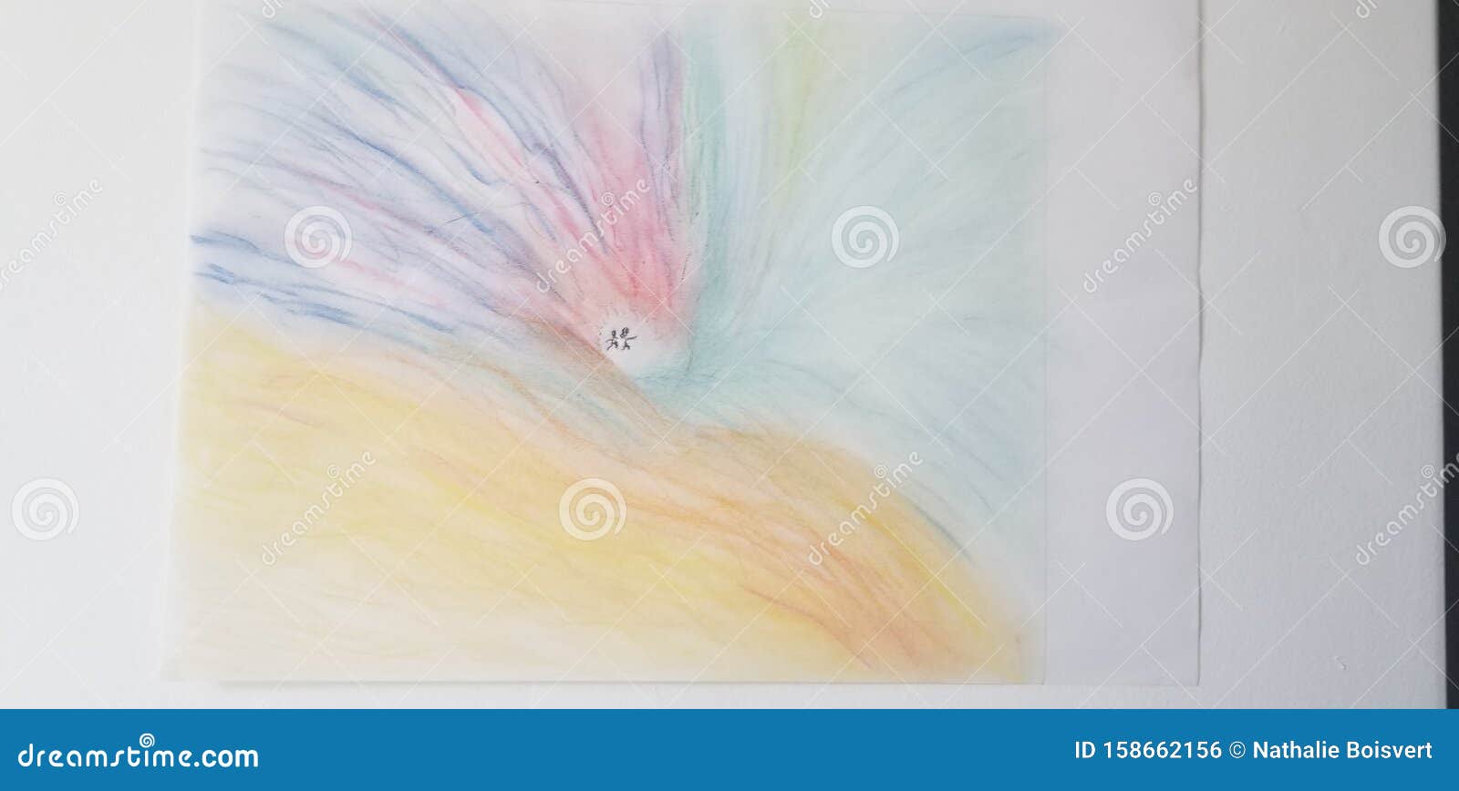 Drawing stock photo. Image of yellow, colors, drawing - 158662156