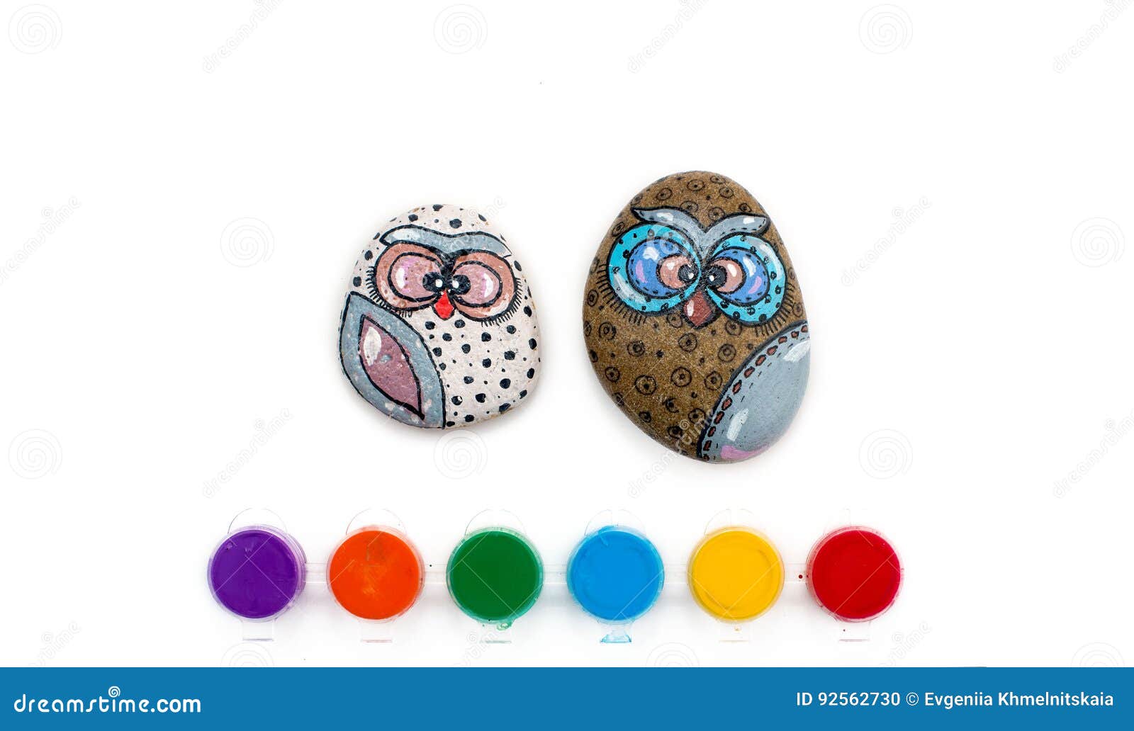 Drawing on pebbles stock photo. Image of handmade, design - 92562730