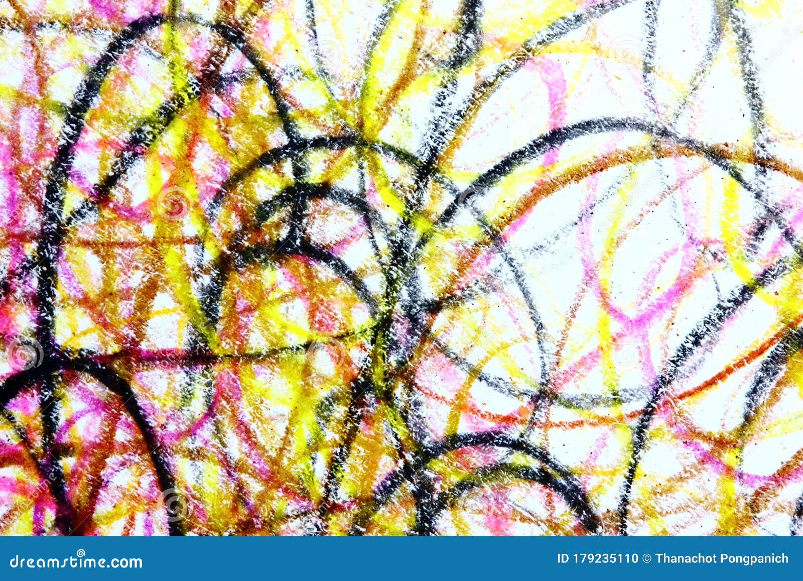 Drawing Pencil Color Many Color for Background Stock Illustration ...