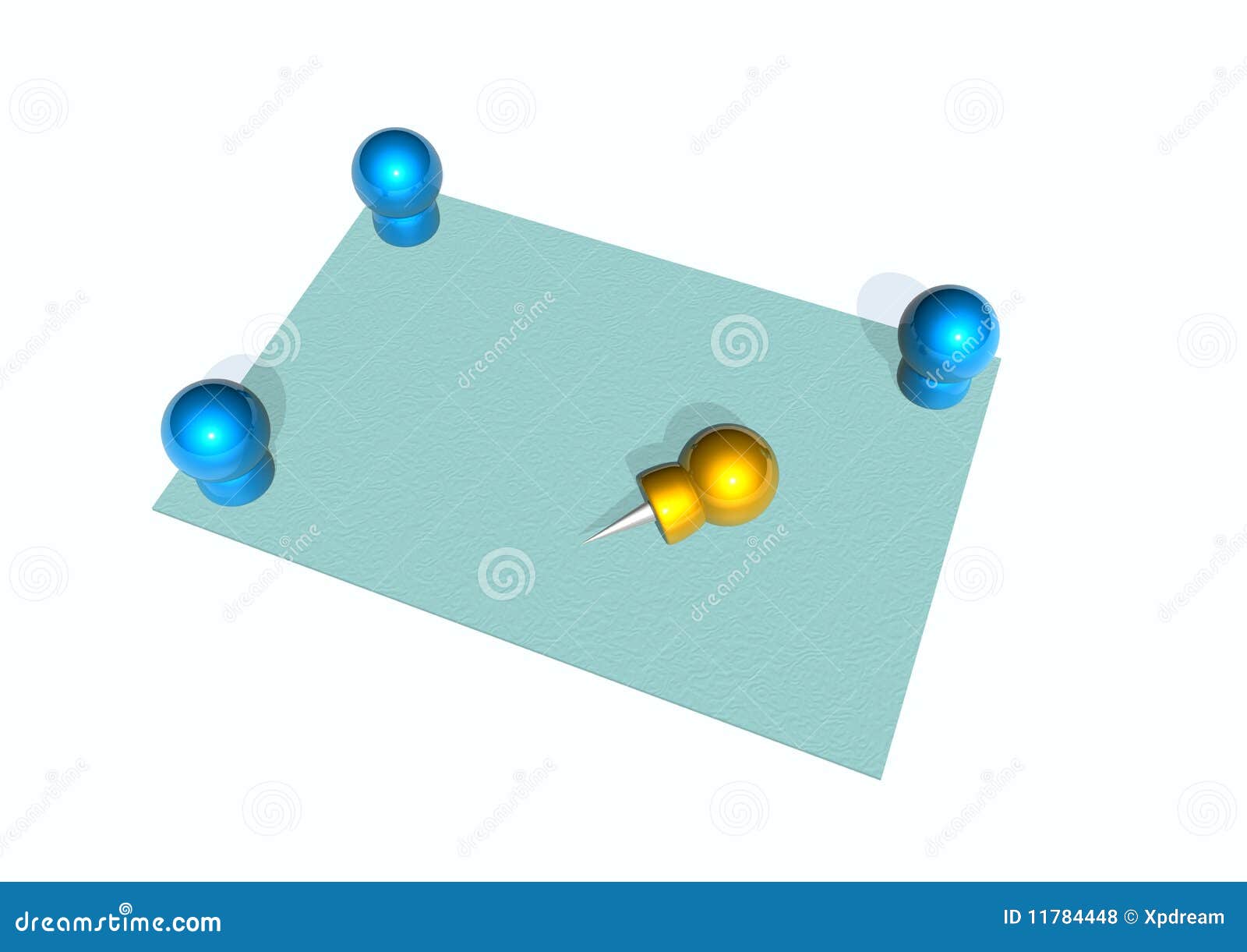 Drawing pin stock illustration. Illustration of white - 11784448