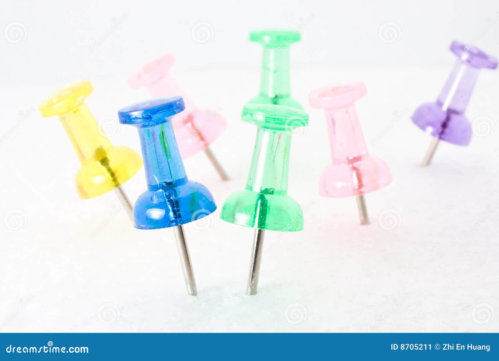 Drawing pin stock image. Image of white, drawing, blue - 8705211