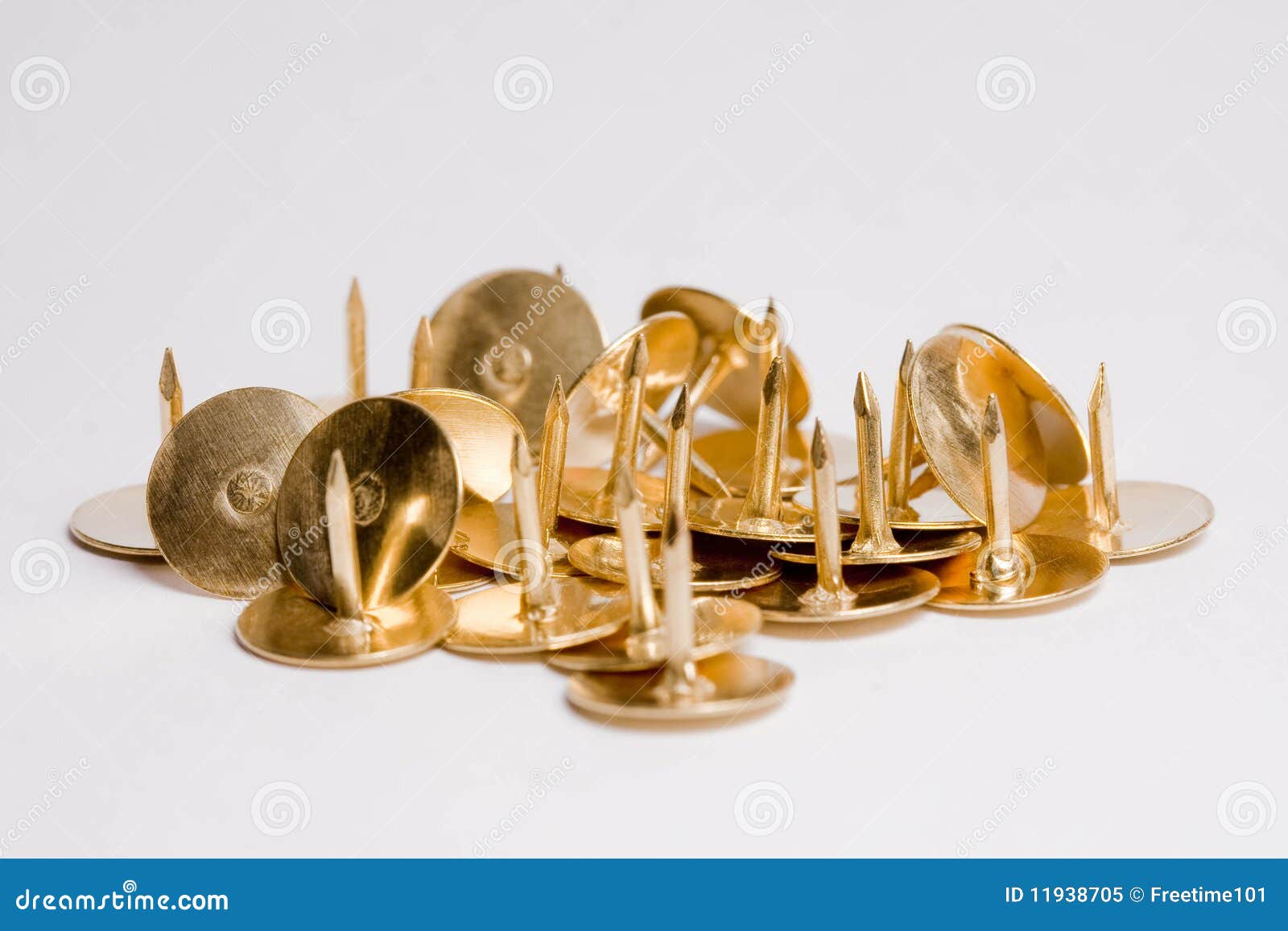 Drawing pins stock image. Image of stationary, thumb - 11938705