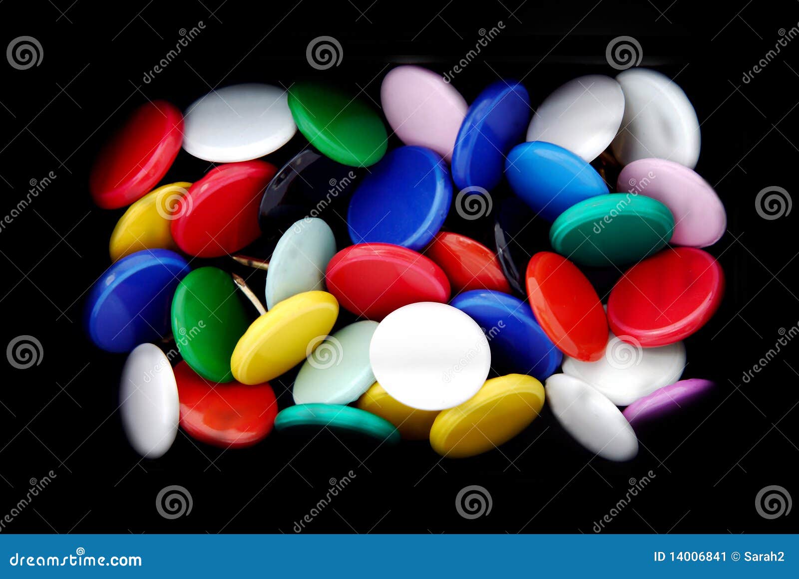 Drawing pins stock image. Image of pushpin, object, thumbtack - 14006841