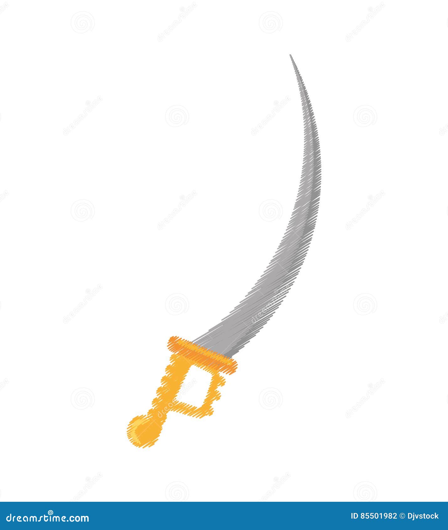 Pirate Cutlass Drawing