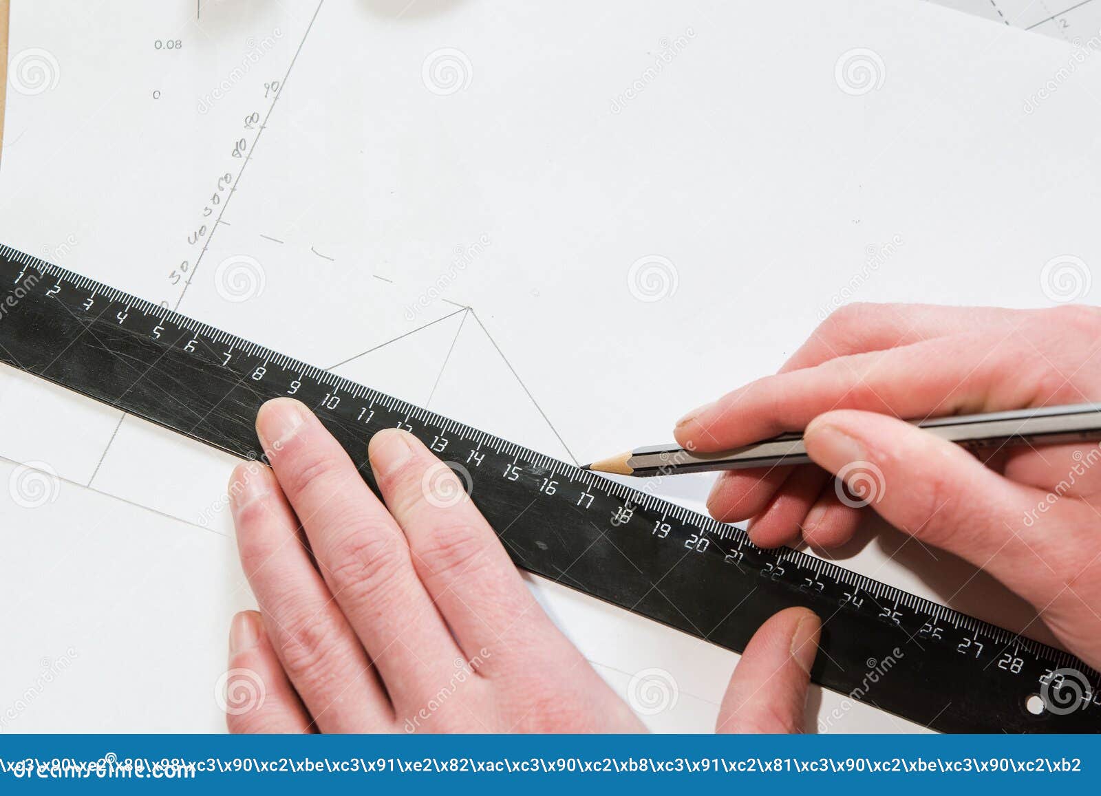 Drawing, project stock image. Image of office, designer - 82688483