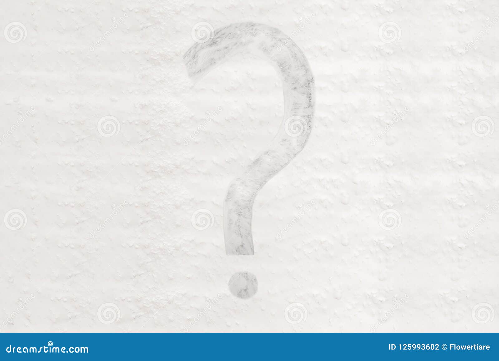 Snowflakes And Question Mark With Numbers 2022, Isolated On Blue ...