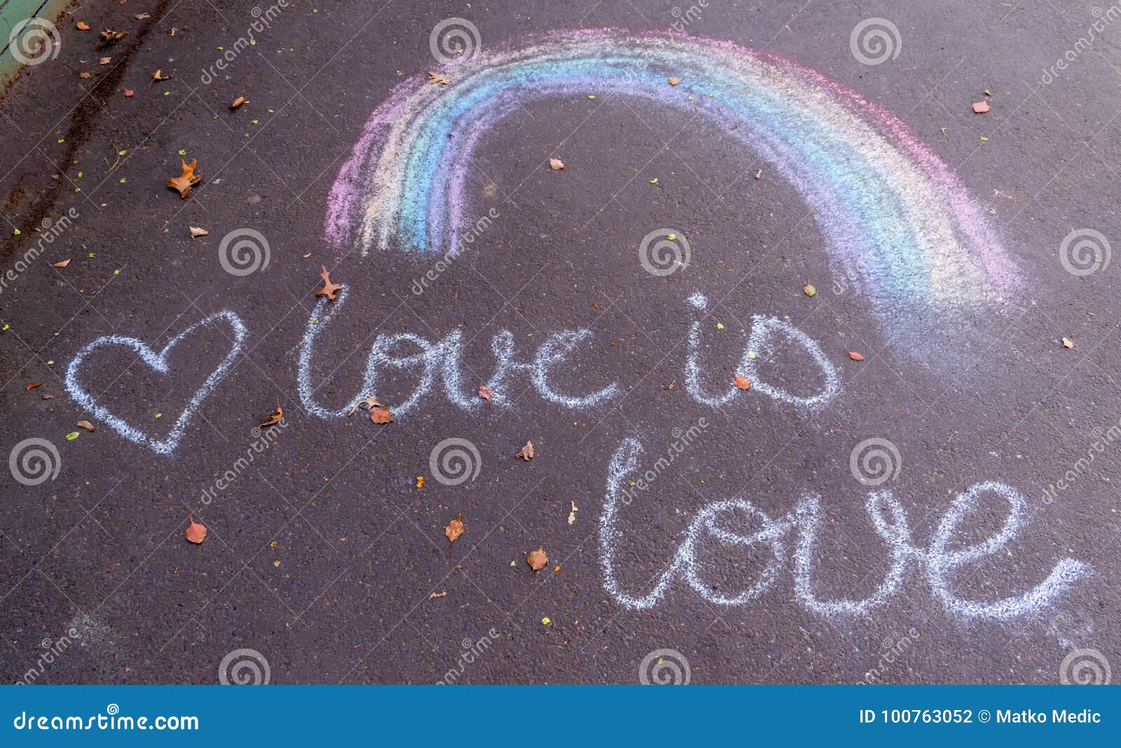 Drawing Of Rainbow On Home Window While Coronavirus Quarantine. Sign ...