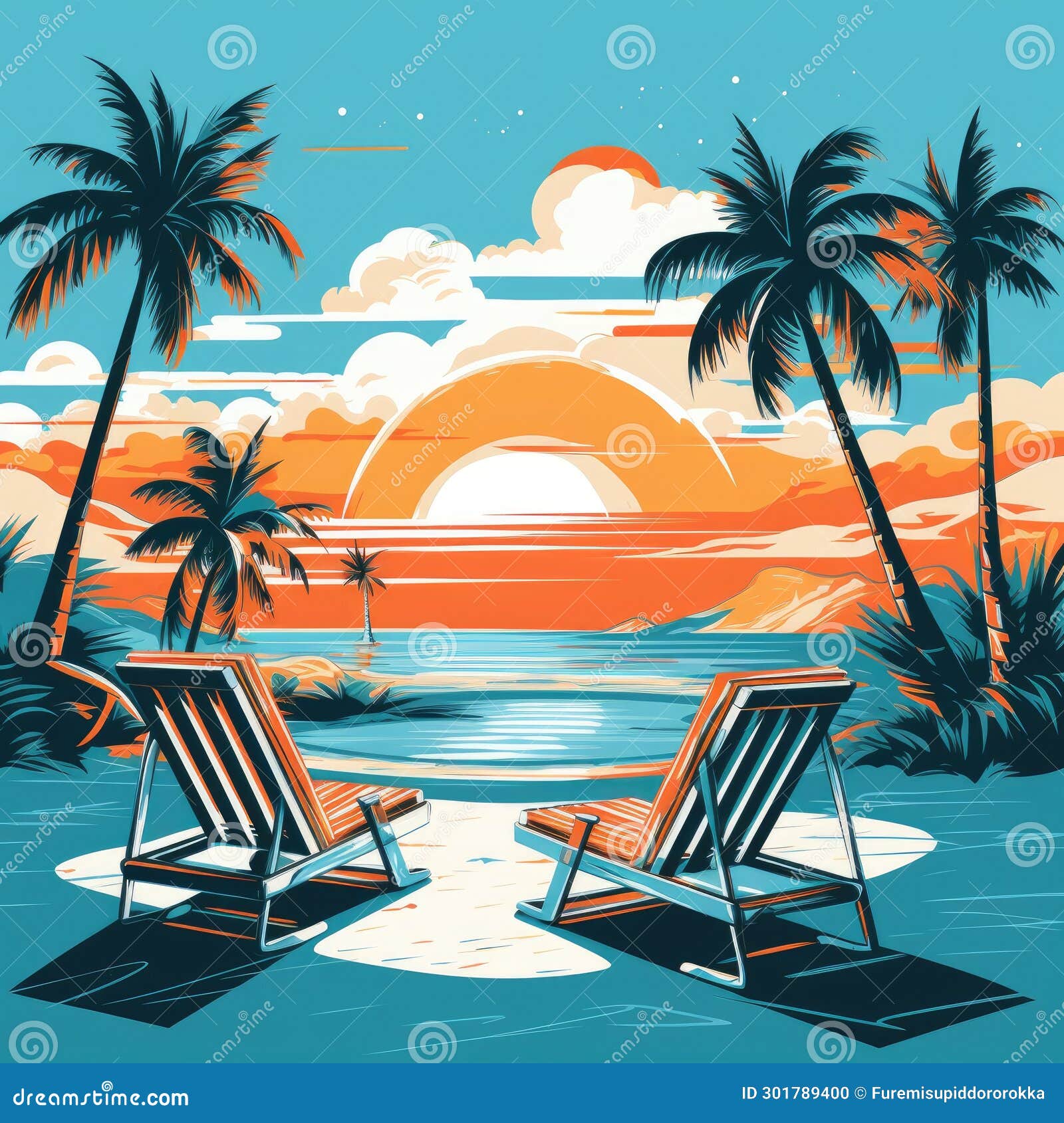 A Drawing Represents Vacation Design Royalty-Free Stock Image ...