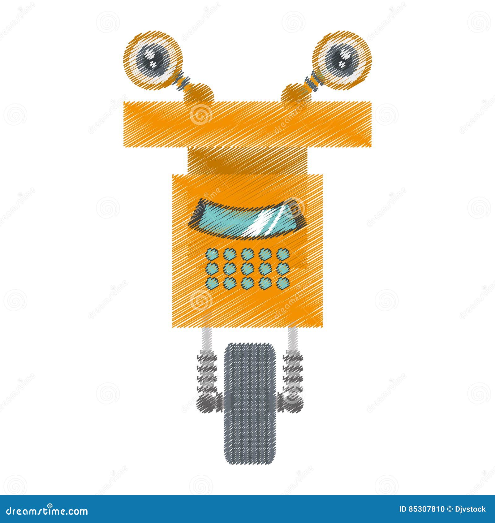 Drawing Robot Operator Technology Artificial Stock Illustration ...