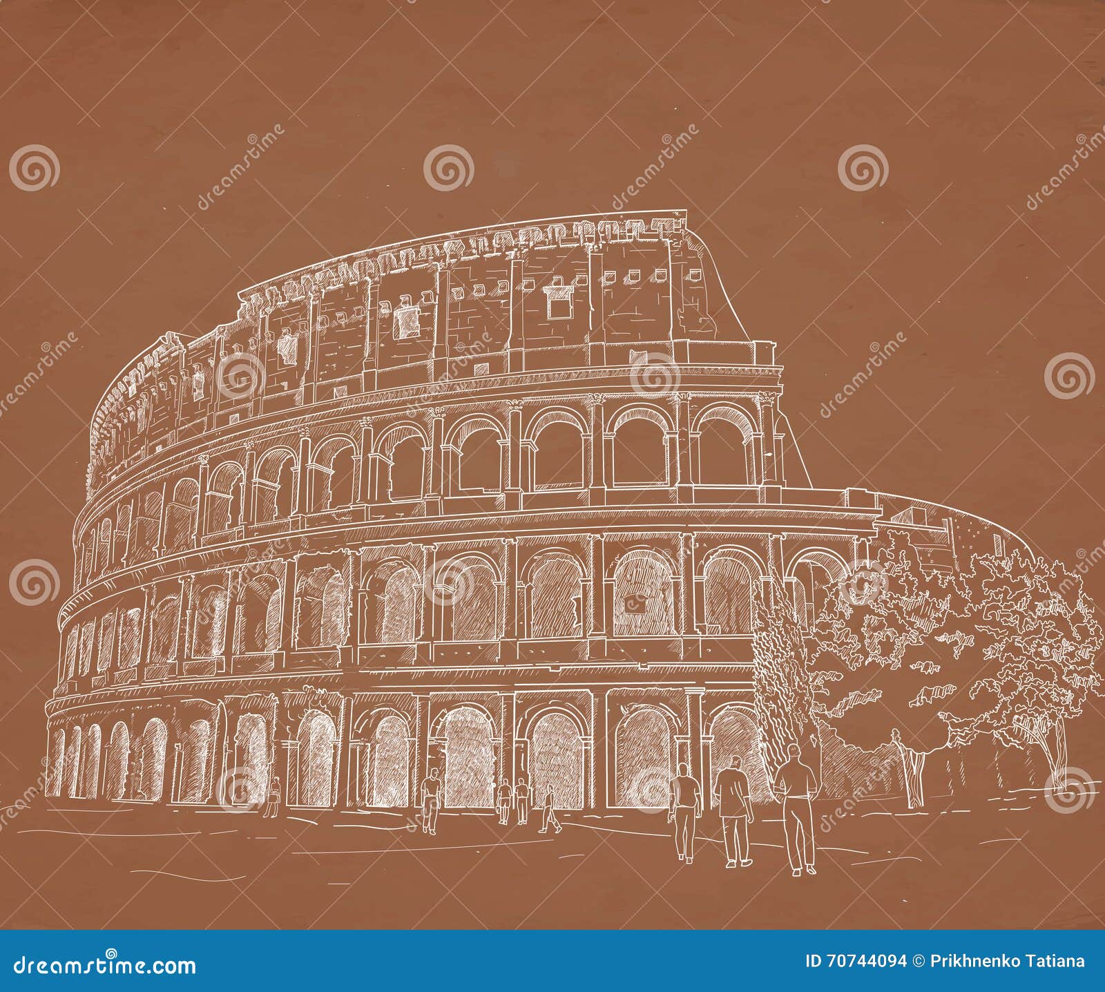 Big Chalk Roman Alphabet. Cartoon Vector | CartoonDealer.com #69788315