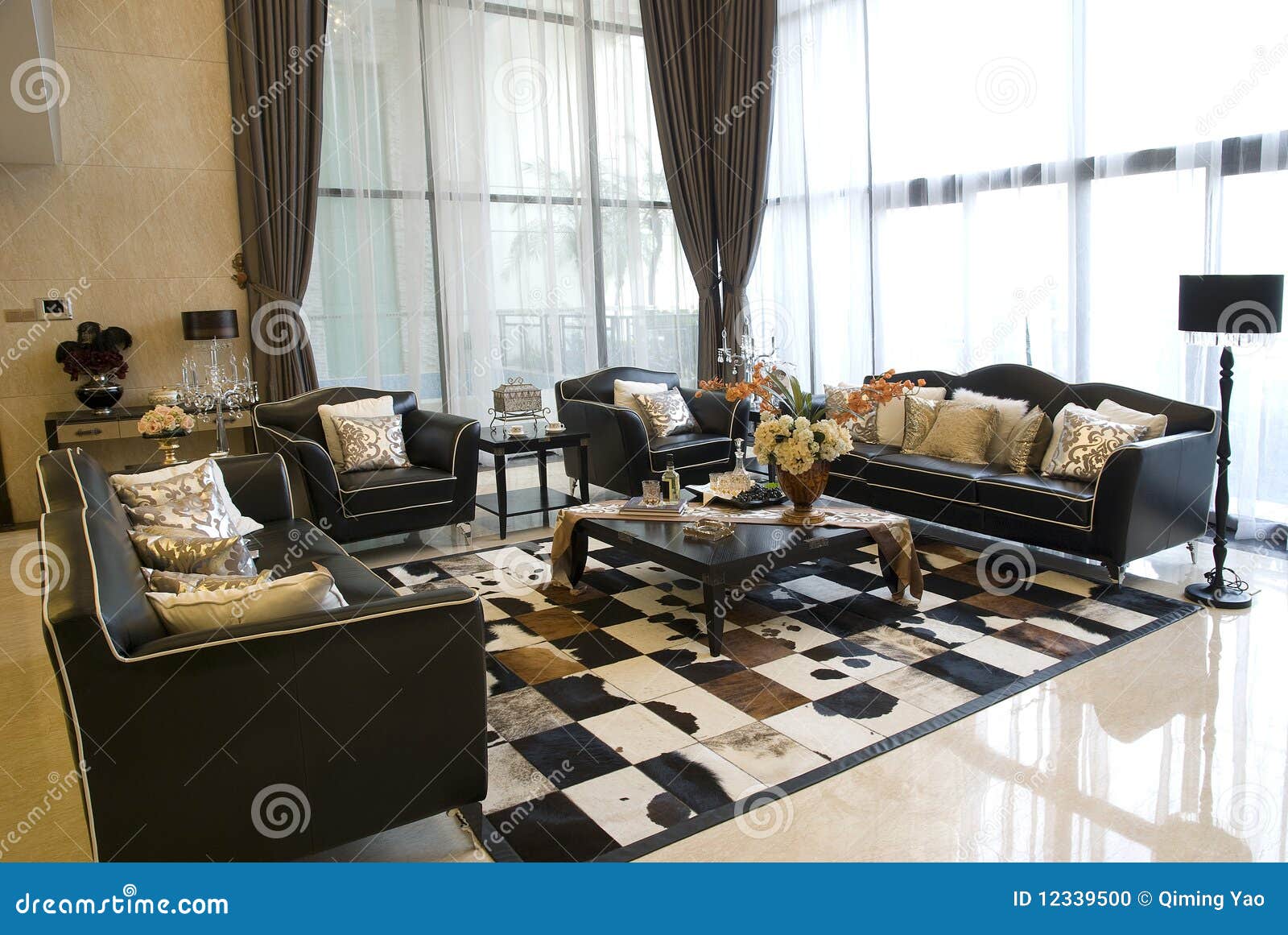 Drawing room stock photo. Image of shining, house, white - 12339500