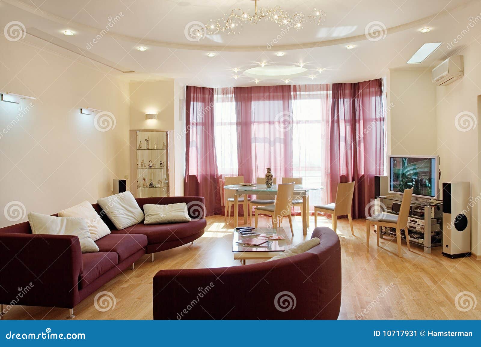 The Drawing-room in Modern Style Stock Image - Image of home ...