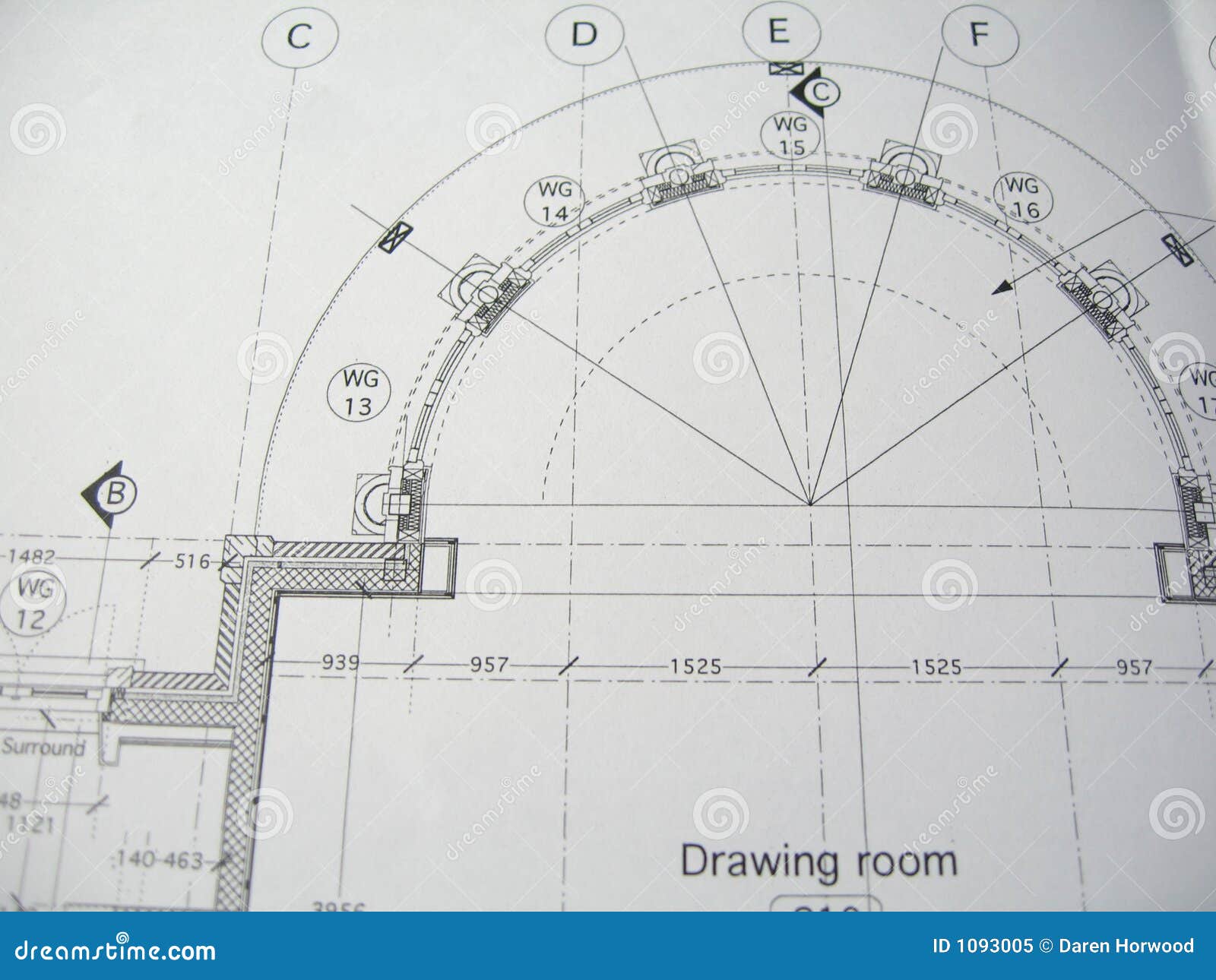 Drawing room plan stock image. Image of darenhorwood, manor - 1093005