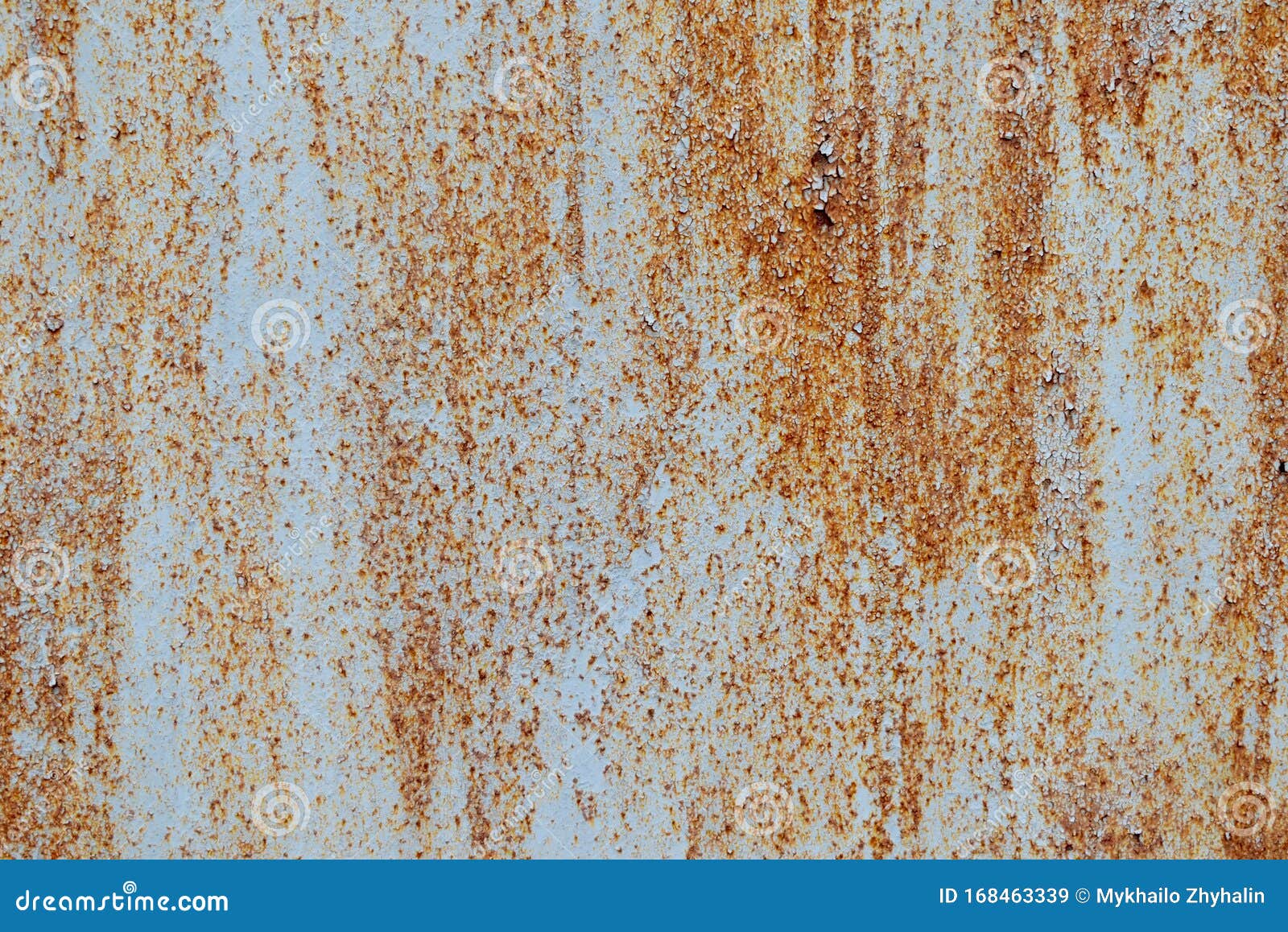 Drawing from Rust on a Metal Wall Stock Image - Image of load ...