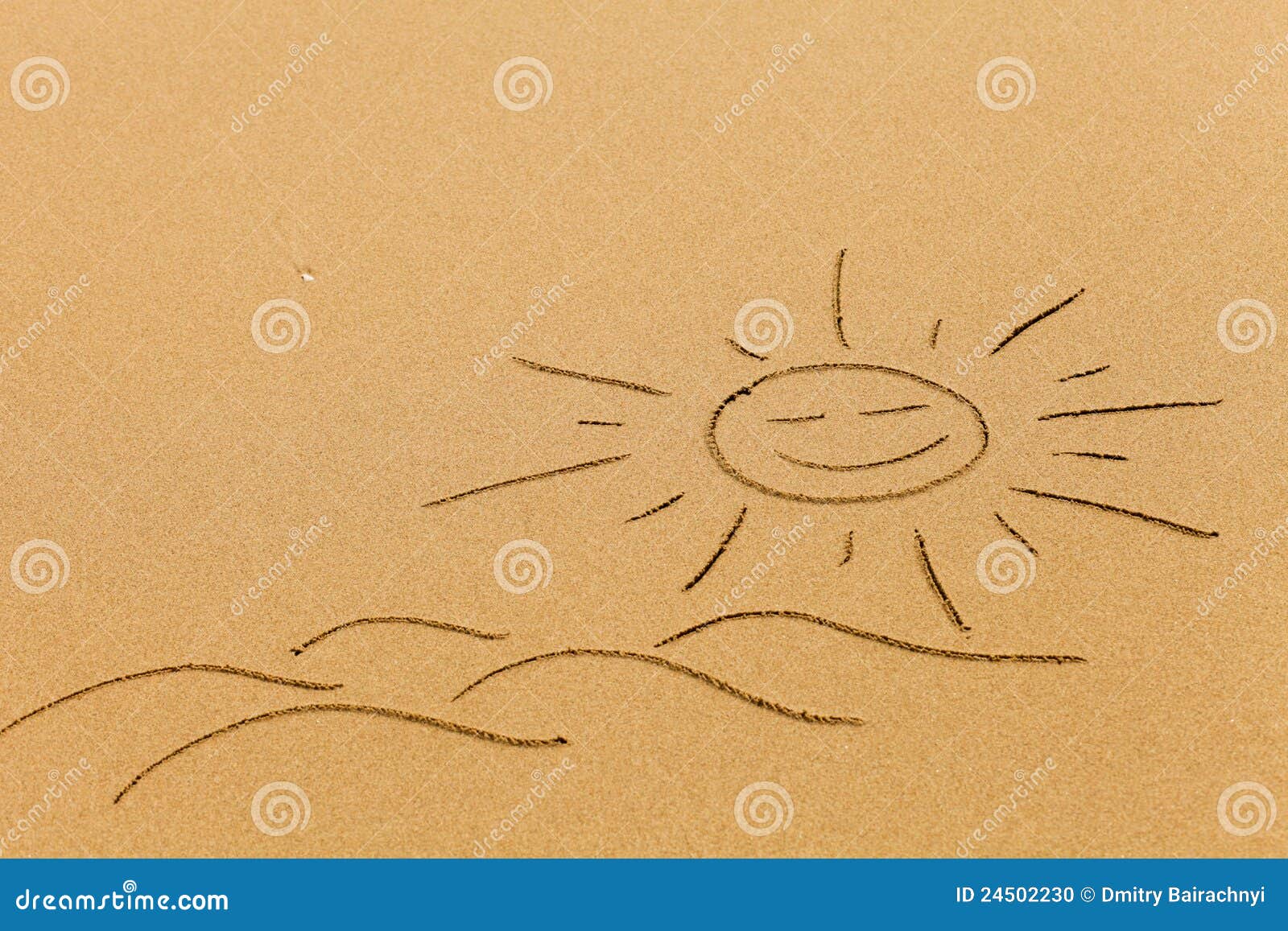 Drawing in the sand stock photo. Image of fine, white - 24502230