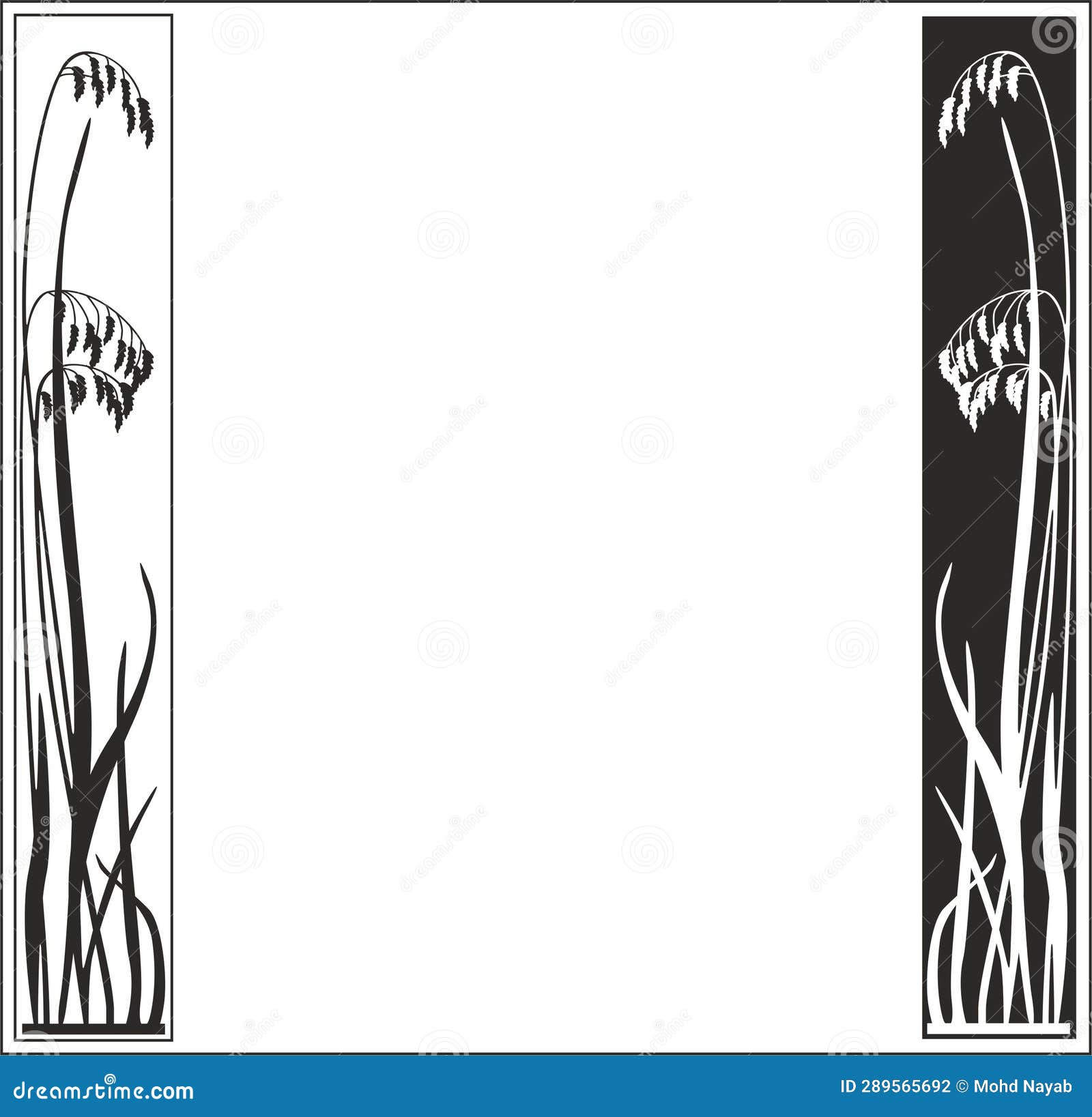 Drawing For Sandblasting Mirrors Vector Illustration | CartoonDealer ...