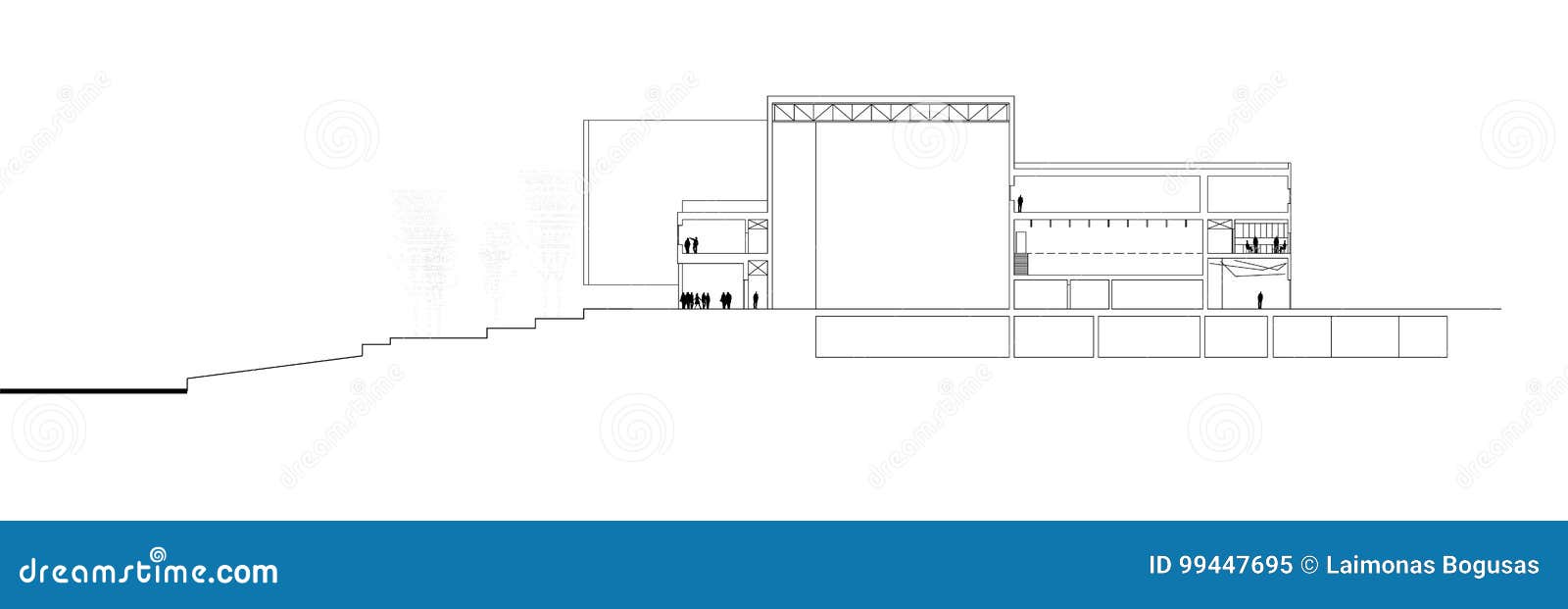 Section of the opera stock vector. Illustration of concept - 99447695