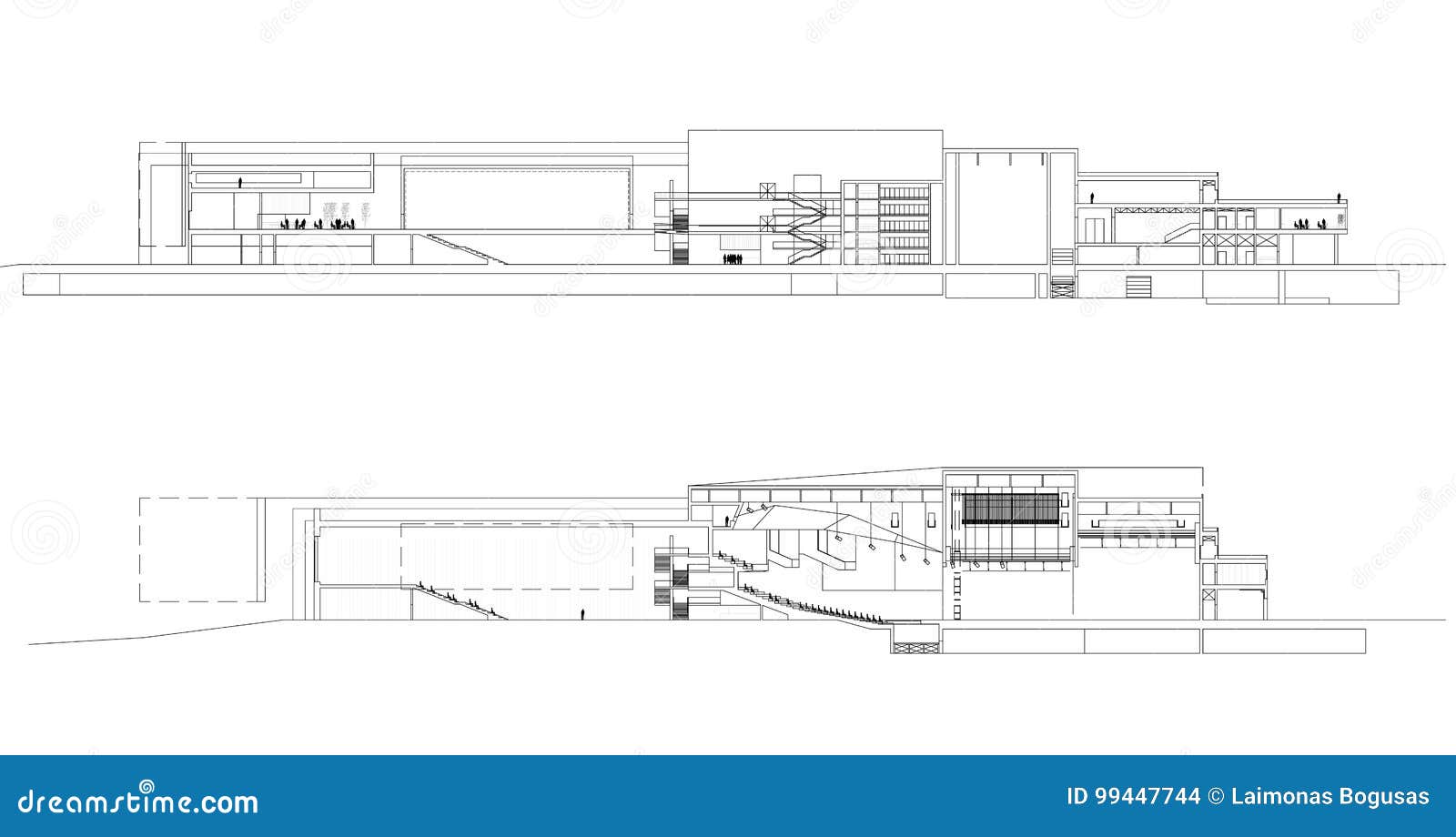 Section of the opera stock vector. Illustration of theatre - 99447744
