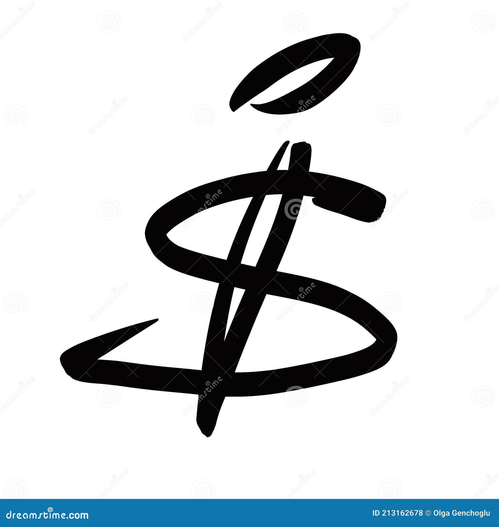 Drawing Sketch Graphics Dollar Sign Image Stock Illustration ...