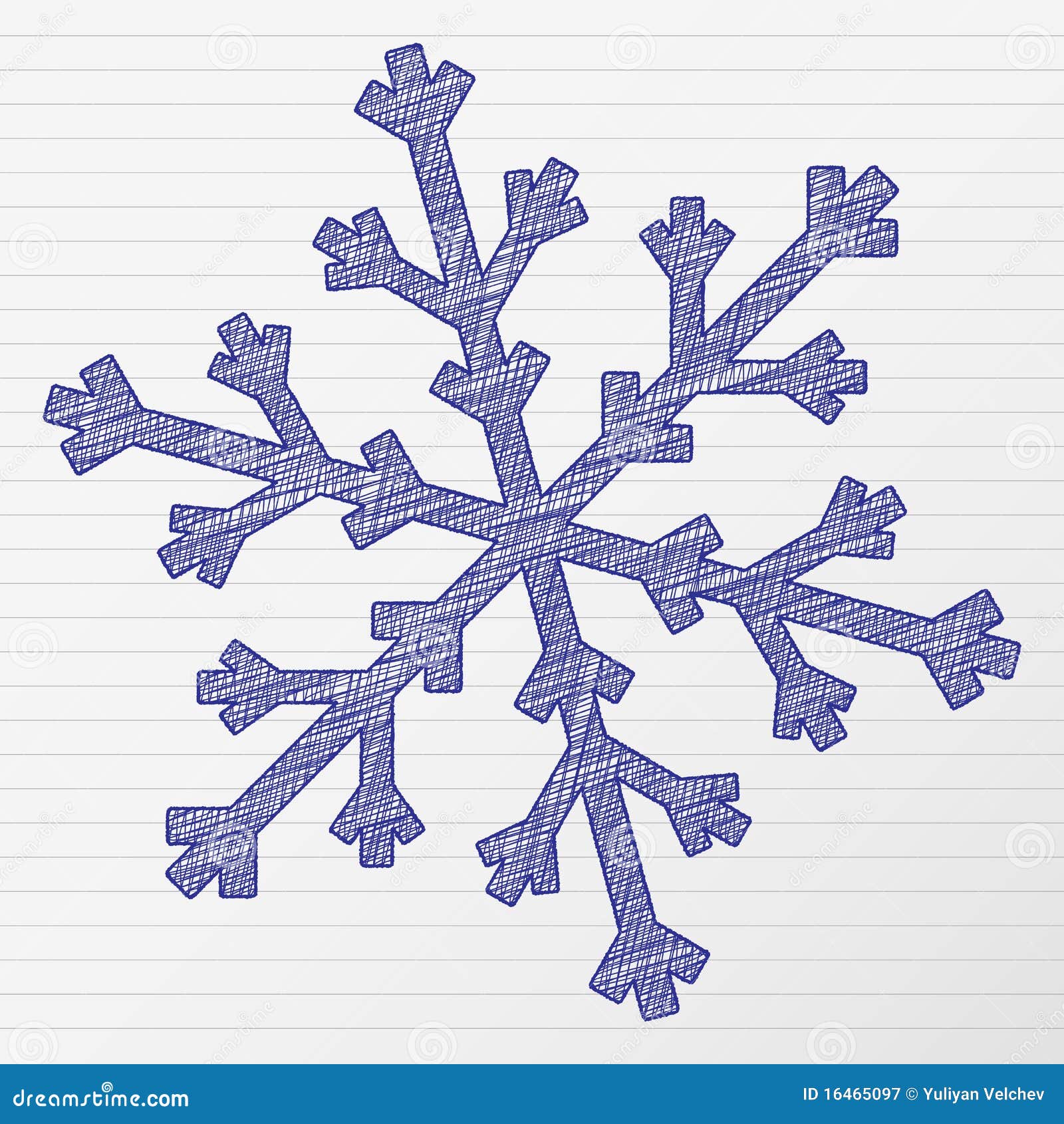 Drawing snowflake 3 stock vector. Illustration of symbol - 16465097